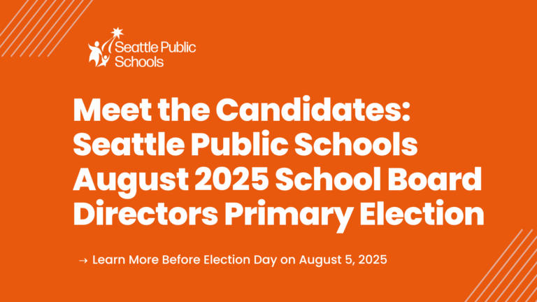 Get to Know the Seattle School Board Candidates in the August 2025 ...